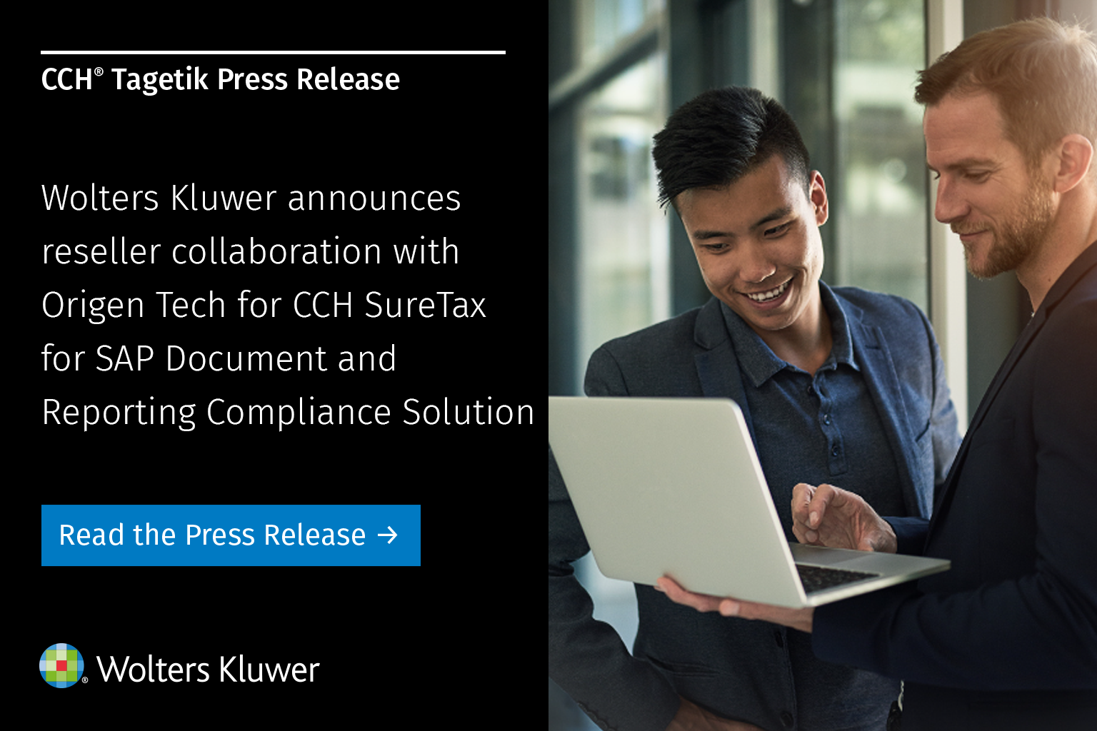 CCH SureTax & Origen Tech collaboration for SAP Document and Reporting Compliance Solution ...