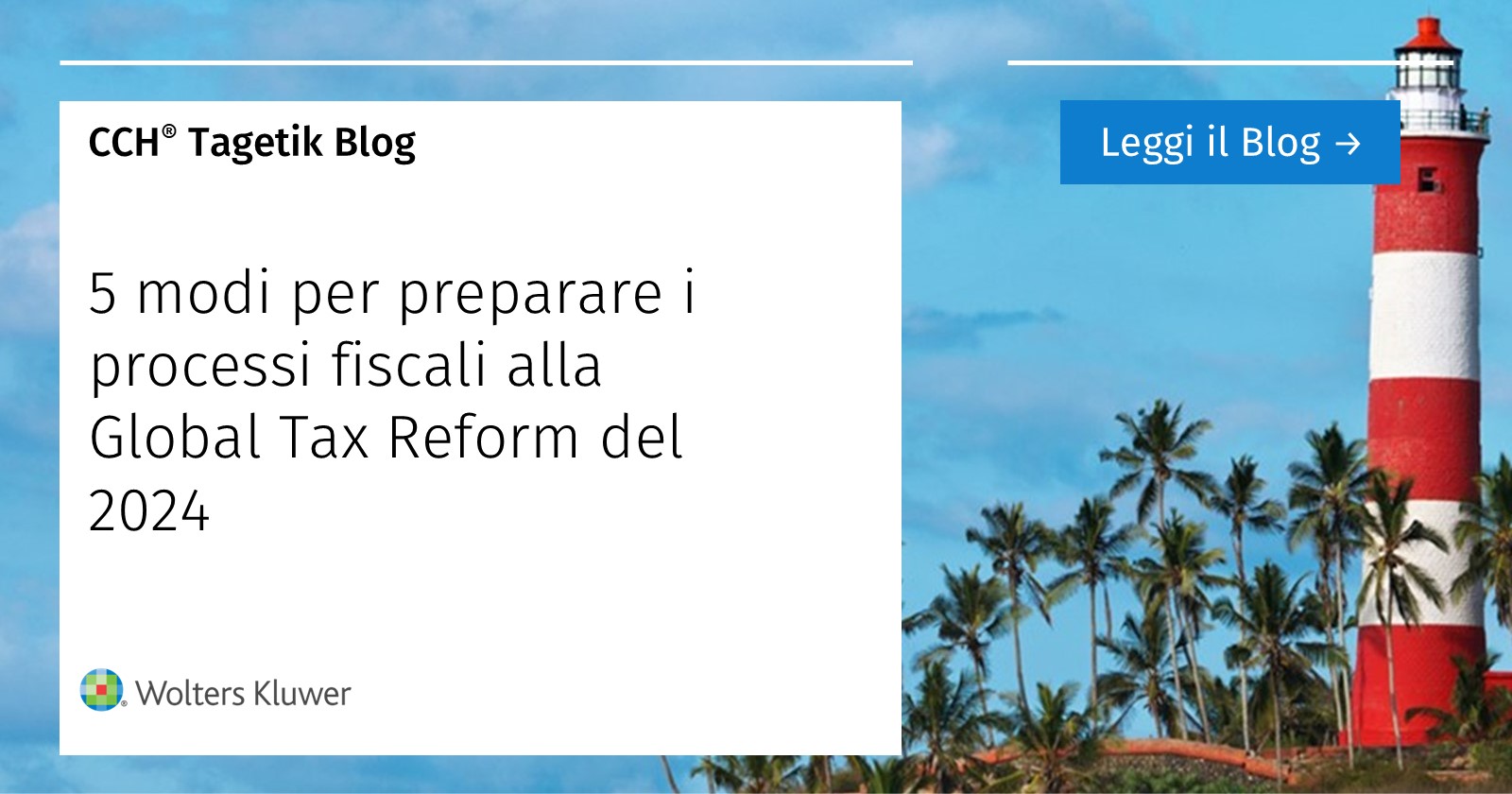 Global Tax Reform 2024: 5 modi per preparare il Finance | Wolters Kluwer