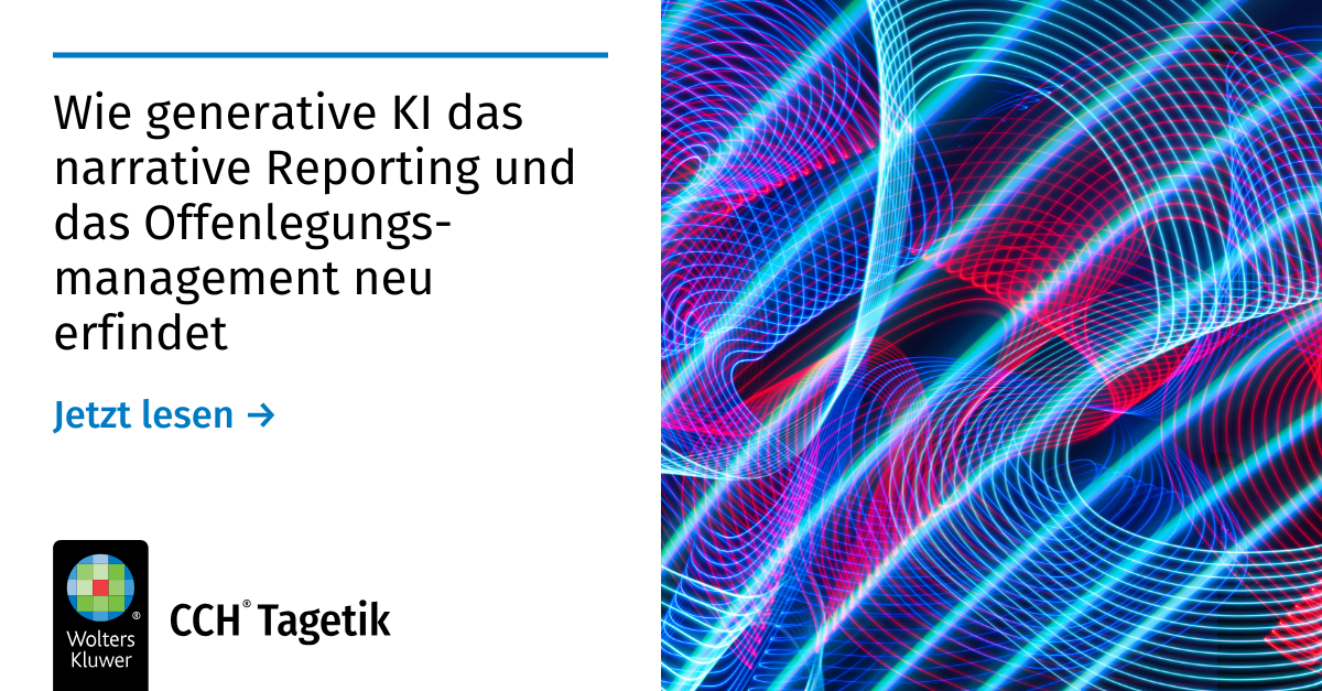 Wie generative KI das narrative Reporting und das Offenlegungsmanagement neu erfindet | Wolters ...