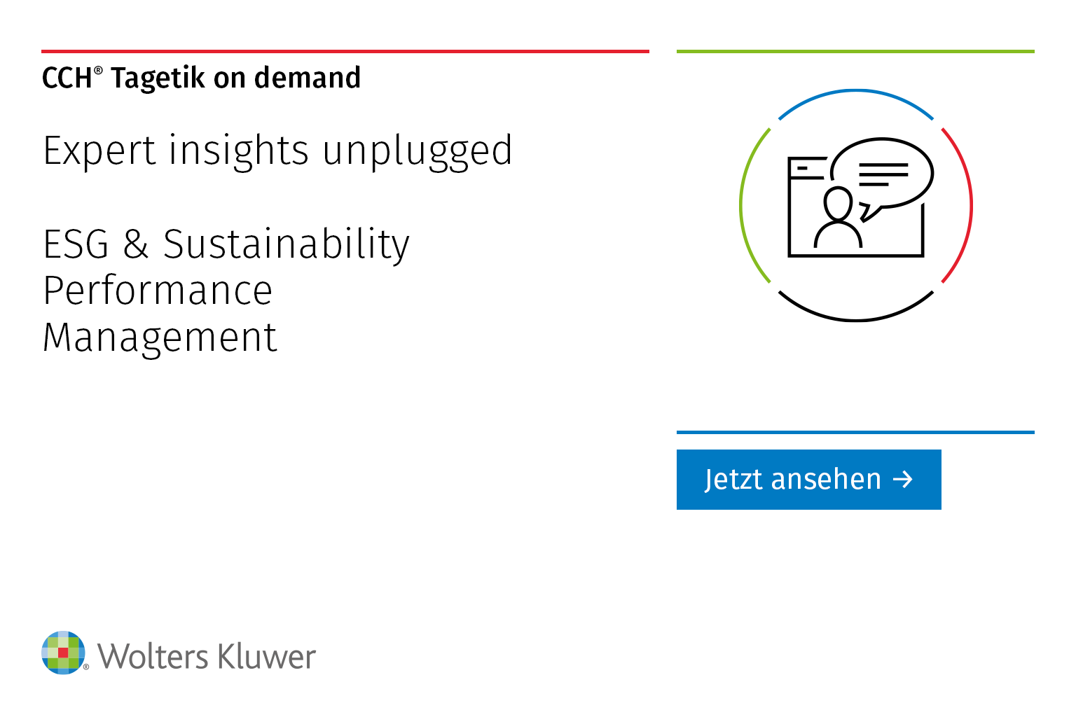Expert insights unplugged: ESG & Sustainability Performance Management | Wolters Kluwer