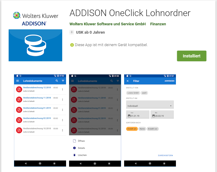 ADDISON OneClick Lohnordner - Wie kann die Steuerkanzlei diesen Dienst ...