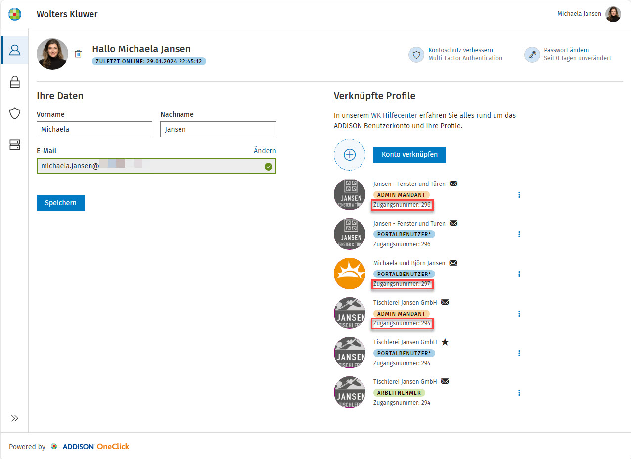 Welche Besonderheiten bestehen beim Login für einzelne Apps?