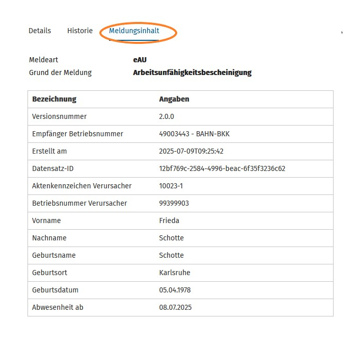ADDISON Lohn Online - Das Meldecenter: Statusübersicht Ihrer Meldungen