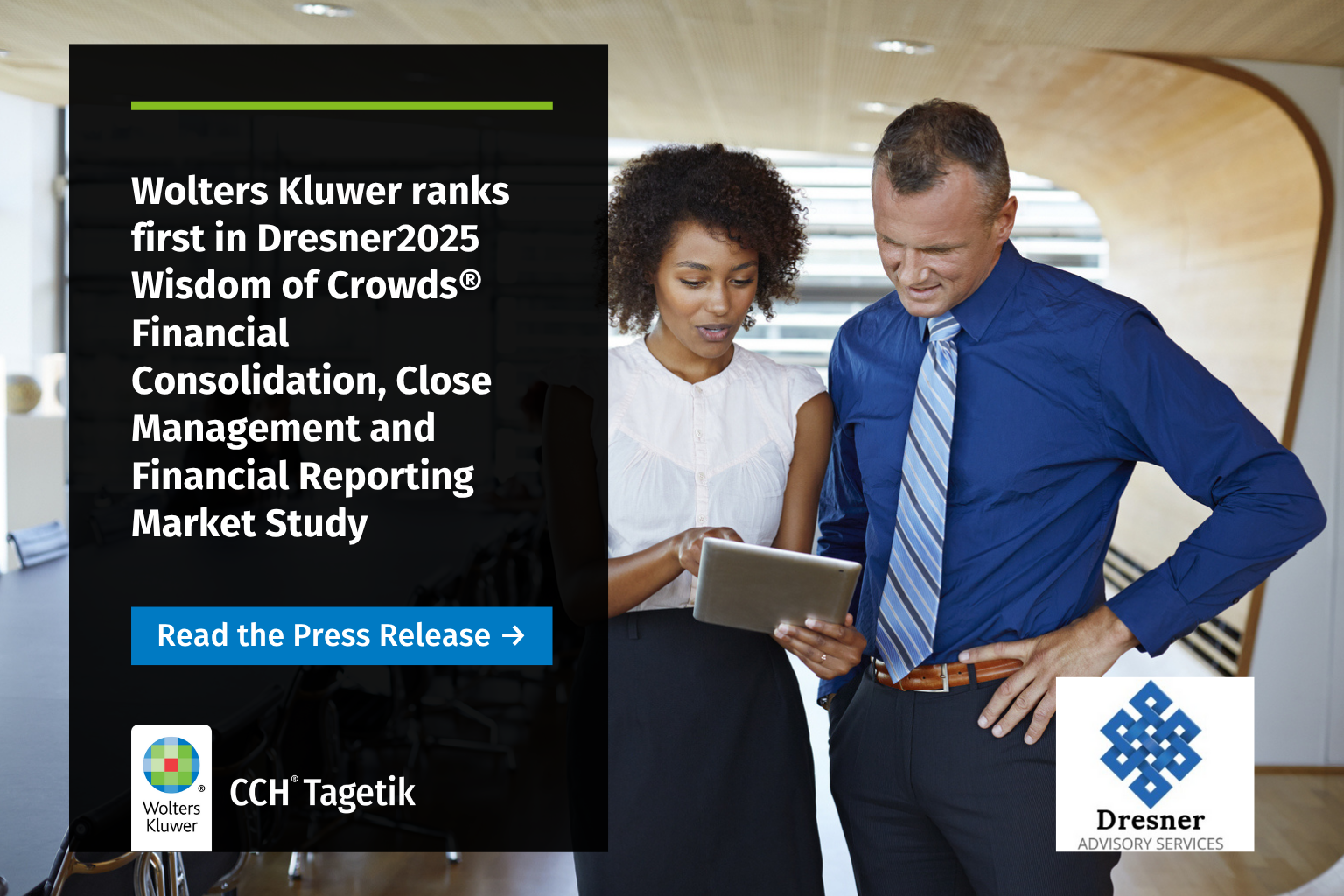 Wolters Kluwer ranks first in Dresner 2025 Wisdom of Crowds® FCCR ...