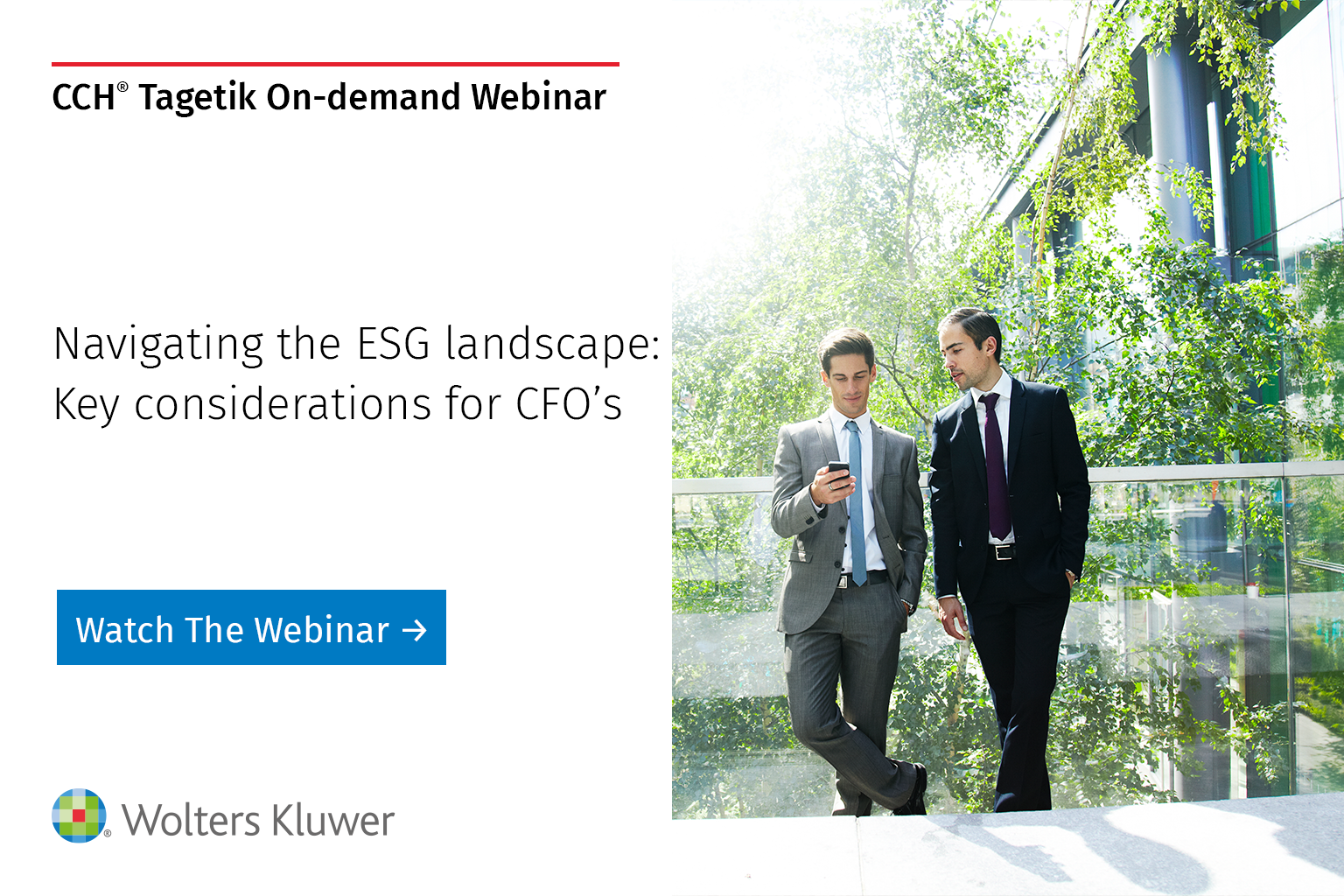 Navigating the ESG landscape: Key considerations for CFO’s | CCH ...