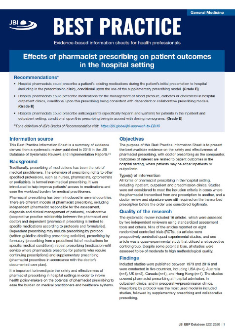 JBI Resources | Wolters Kluwer