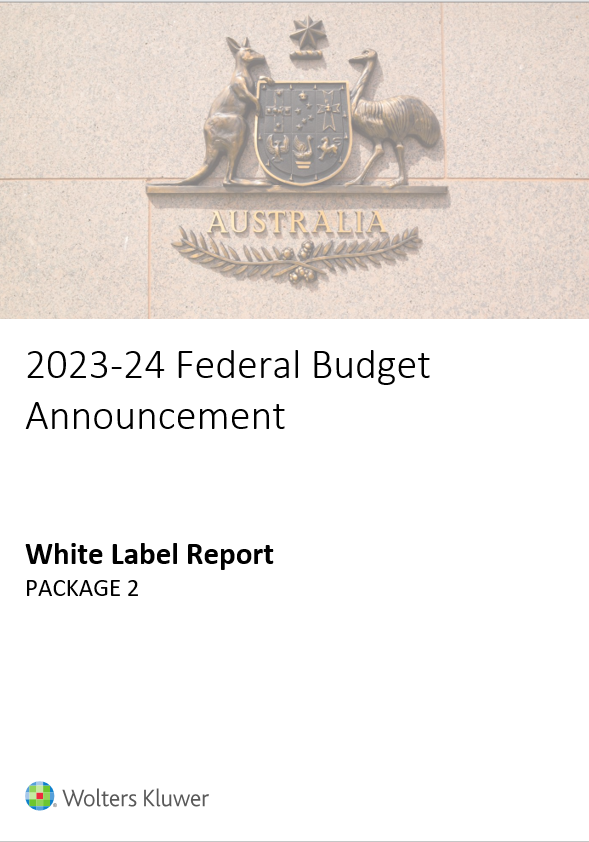 Australia Federal Budget 2023-2024: Expert Coverage | Wolters Kluwer