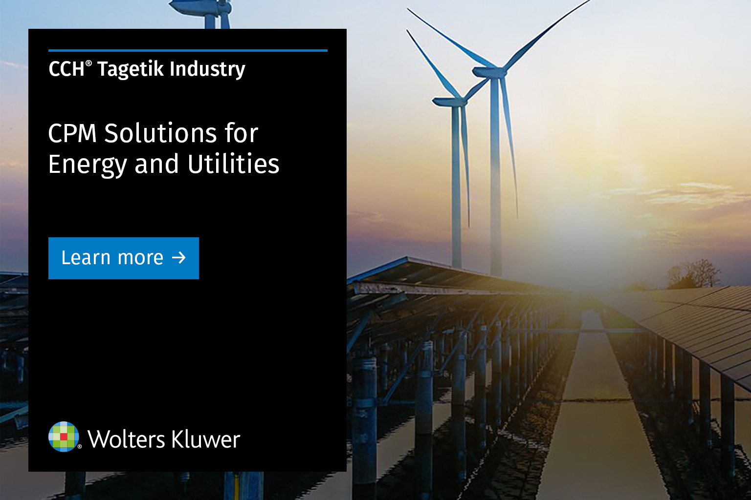CPM Solutions for Energy and Utilities | CCH Tagetik | Wolters Kluwer